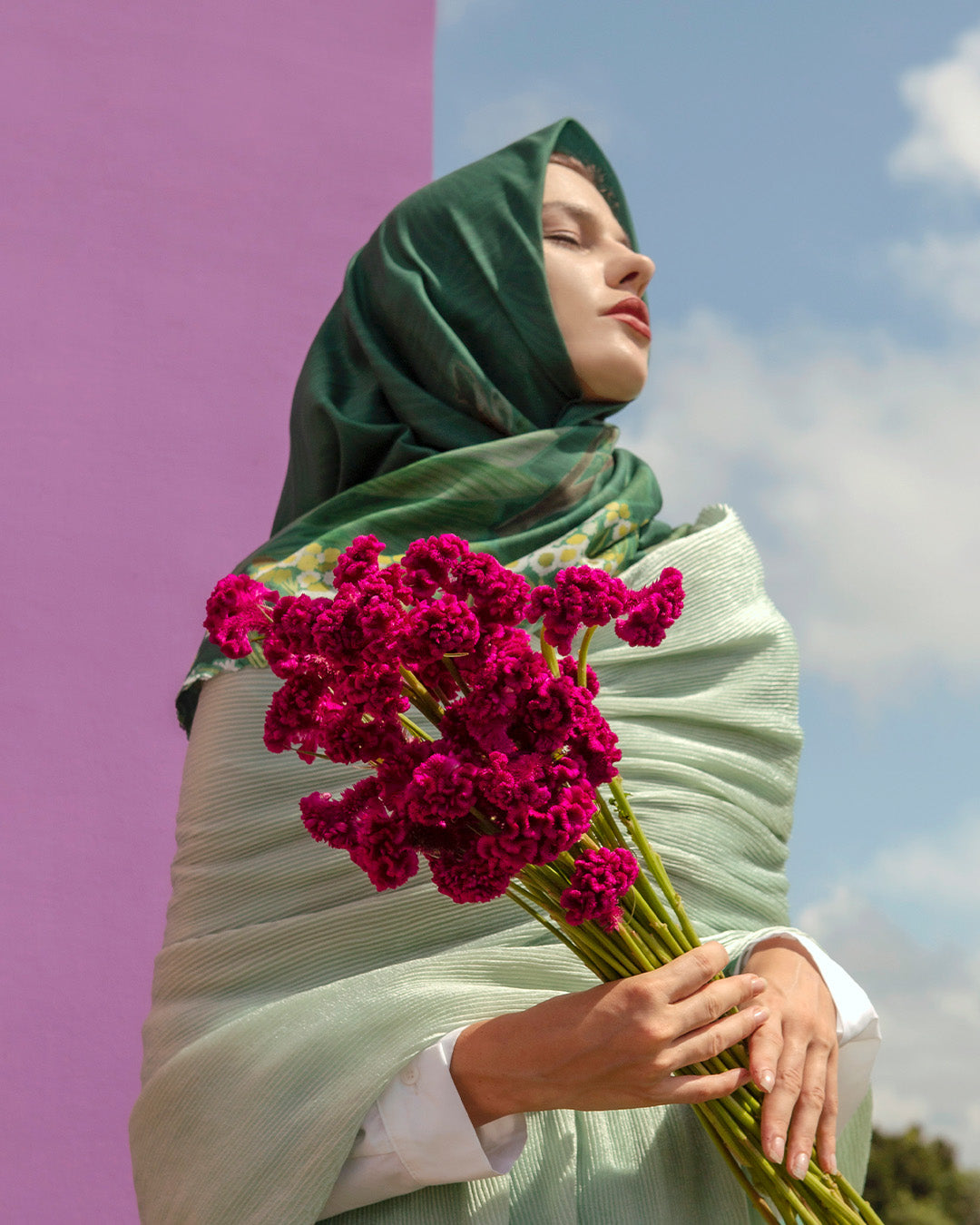 Flora Series - Leaf – Zeta Scarves