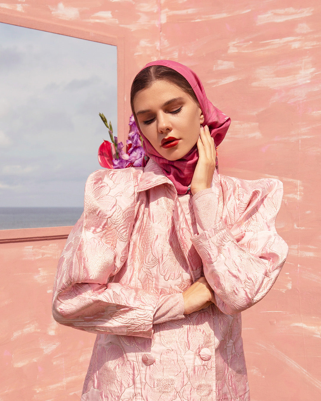 Flora Series - Rafflesia – Zeta Scarves